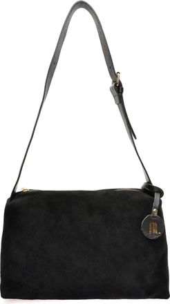 Anna Luchini Schwarz Rindsledertasche