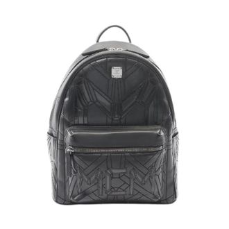 MCM Pre-owned Bionic Nylon Backpack - Femme - Pre-owned - Noir - Taille: ONE Size