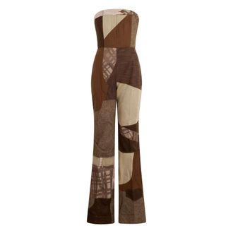 Moschino Combinaison Longue Patchwork - Femme - Combinaisons et Ensembles - Multicolore - Taille: 38 FR