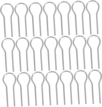 PartyKindom 100stücke R-förmige Töpfer Brennnadeln Aus Hitzebeständigem Wolframdraht Für Keramik Schmuck DIY Basteln Langlebige Töpferwerkzeuge Präzise Für Ofenbr