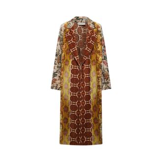 Pierre-Louis Mascia Femme, Manteaux, Multicolore, Taille: 38 FR Revdox Long Coat