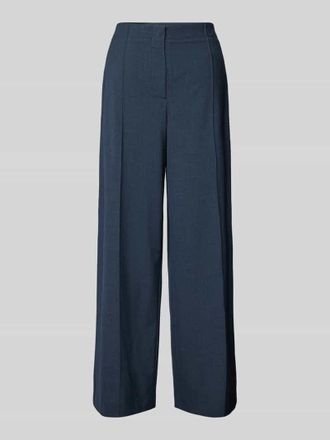 Mos Mosh Wide Leg Stoffhose mit fixierten B&uuml;gelfalten Modell Nila Roy