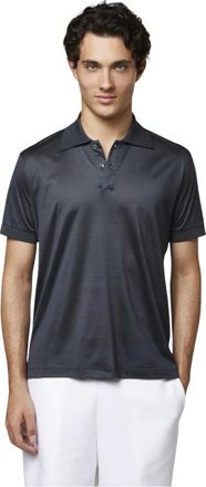 Daniele Fiesoli Homme, Tops, Gris, Taille: 2XL Cotton Polo DF 1201