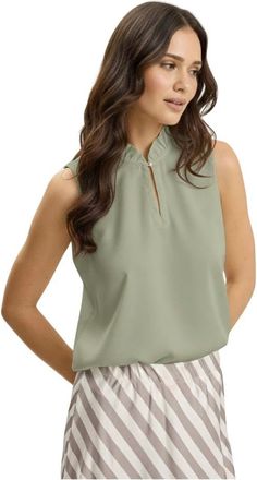 In Front IN Front, Femme, Tops, Vert, Taille: 42 FR D&eacute;bardeur