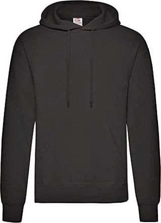 Fruit Of The Loom Sweat-Shirt à Capuche Classique pour Homme, Noir, Taille XL