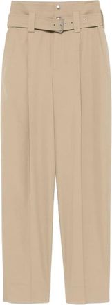 Bottega Veneta Femme, Pantalons, Beige, Taille: 36 FR Pantalon large
