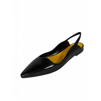 Mara Bini Champagner Gold Slingback Abs&auml;tze - - Shoes - Damen - Schwarzk - 37 EU