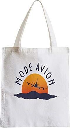 Fabulous Grand Sac Shopping Plage Etudiant Mode Avion Voyage Backpacker
