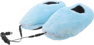 Valiclud Pantoufles Chauffantes USB pour Hiver Intérieur Confortables et Chaudes Semelles Souples et Recharge USB pour Bureau Étudiants et Cadeau Hivernal