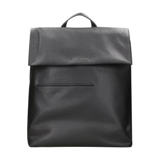 Orciani Homme, Sacs, Noir, Taille: ONE Size Hammered Leather Backpack