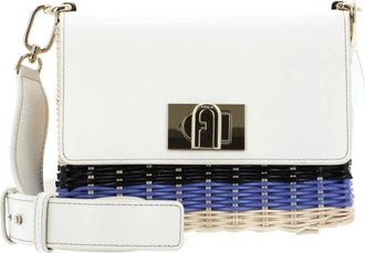 Furla Femme, Sacs, Blanc, Taille: ONE Size 1927 Logo Shoulder Bag