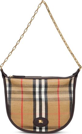Burberry Femme, Sacs, Beige, Taille: ONE Size Mini Sac Cha&icirc;ne Highlands