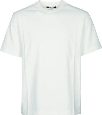 Jacquemus Homme, Tops, Blanc, Taille: S The collection T-shirt