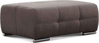 Cavadore Cavadore Hocker Mistrel, Sitzhocker mit leichter Fleckentfernung dank Soft Clean, geeignet für Haushalte mit Kindern, Haustieren, 109 x 42 x 73, braun