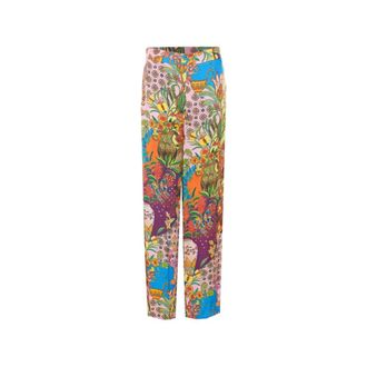 Liu Jo Femme, Pantalons, Multicolore, Taille: 36 FR Wide Pantalons