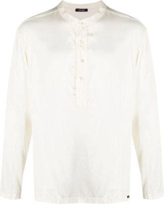 Tom Ford Button-placket Satin Shirt