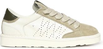 Panchic Homme, Chaussures, Blanc, Taille: 40 EU Baskets Cracked Suede