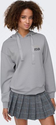 Only Kapuzensweatshirt ONLALINA LIFE L/S PRINT HOOD SWT