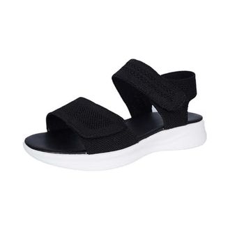 Generic Sandales Femme &eacute;t&eacute; Confortable Orthop&eacute;dique Bout Ouvert Chaussures Antid&eacute;rapant Respirantes Casual Sandales de Plage Boho Leger Platform Sandals, Mode