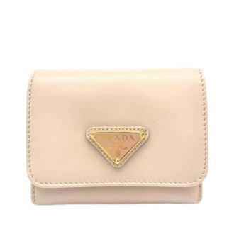 Prada Pre-owned Tri-fold Wallet - - Pre-owned - Damen - Beige - ONE SIZE