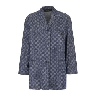 Gucci Damen, Blusen & Hemden, Blau, XSGr&ouml;&szlig;e