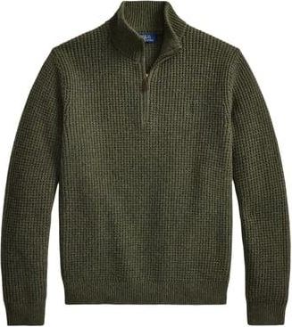 Polo Ralph Lauren Pull col polo en laine m&eacute;lang&eacute;e