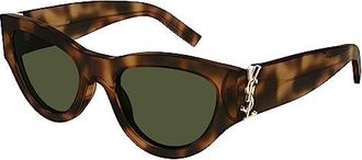 Saint Laurent Saint Laurent Lunettes de Soleil SL M94 Havana/Green 53/20/145 femme