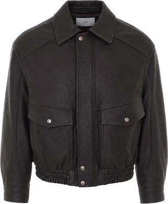 Dunst Blouson En Cuir - Marron