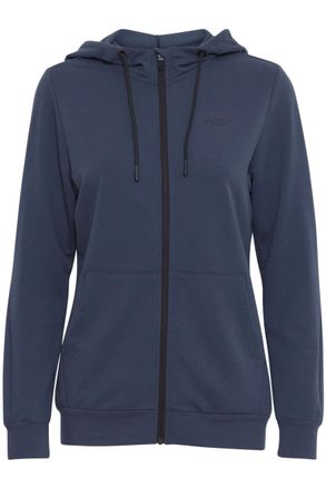 North Bend NBBrenta Damen modische Sweatjacke Kapuzenjacke Hoodie komfortabel mit Kapuze, Größe:46, Farbe:Blue Nights (2154)