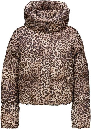 Garcia Steppjacke kurze Form, Leo-Print