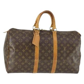 Louis Vuitton Sac Week-End en Toile Pre-owned - Femme - Pre-owned - Brun - Taille: ONE Size