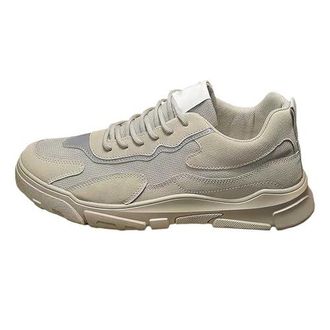 Generic Baskets d&eacute;t&eacute; d&eacute;contract&eacute;es pour homme avec semelle souple non respirante en maille - Chaussures d&eacute;contract&eacute;es l&eacute;g&egrave;res et douces pour homme, kaki, 41 1