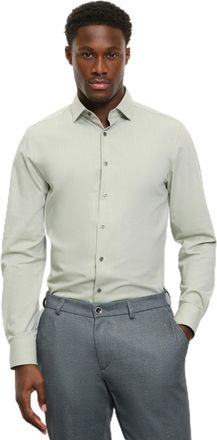 Olymp Herren Oberhemd Langarm 073464,Twill,Level 5 Body fit (15.05.2015 - F16),Modern Kent,Mint 41,41