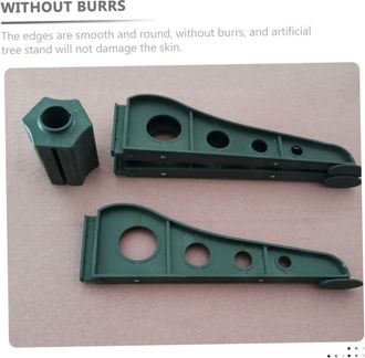 PartyKindom 2 Stück Weihnachtsbaumständer Kunststoff Grün Stabiler Christbaumhalter für Künstliche Weihnachtsbäume Weihnachtsbaumhalterung Weihnachtsbaumstütze fü