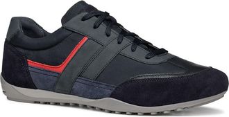 Geox Herren U Wells A Sneaker, Navy, 46 EU
