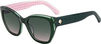 Kate Spade New York Kate Spade Yolanda/s 1ED/JP GREEN Sunglasses Womens Acetate, Standard, 51