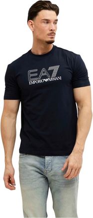 Emporio Armani Homme, Tops, Bleu, Taille: L T-Shirt