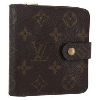 Louis Vuitton Portefeuille en toile vintage Pre-owned - Femme - Pre-owned - Brun - Taille: ONE Size