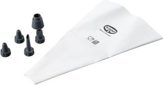 Dr. Oetker Spritzbeutel 31 cm mit 4 Spritztüllen