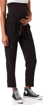 Noppies Damen Broek Over The Belly Kingston Hose, Black - P090, 34 EU