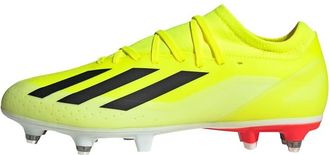 adidas Unisex X Crazyfast League Soft Ground Boots Fußballschuhe, Solar Yellow/Core Black/Cloud White, 42 EU