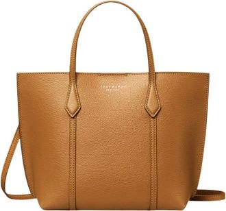 Tory Burch Femme, Sacs, Brun, Taille: ONE Size Sac de Magasinage en Cuir Marron Compact Fonctionnel