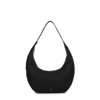 Kazar Schwarze Ledertasche in Form eines Horns - - Bags - Damen - Schwarzk - ONE SIZE