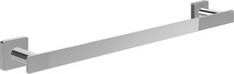 Villeroy & Boch Elements - Striking Handtuchhalter, Handtuchhalter Bad f&uuml;r Wandmontage, Handtuchstange aus Messing, Badetuchhalter eckig, L&auml;nge 495 mm, Chrom