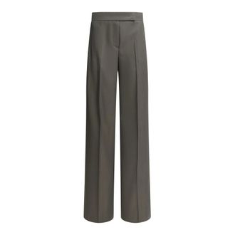 Max Mara Gerade geschnittene Hose - - Trousers - Damen - Grau - M