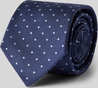 Gierremilano Seidenkrawatte aus reiner Seide mit Logo-Patch (7,5cm)