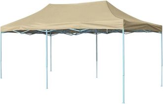 vidaXL Tente pliable 3 x 6 m Blanc crème