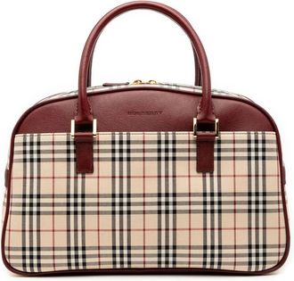 Burberry Crossbody Bags - House Check Canvas Handbag - Gr. unisize - in Braun - f&uuml;r Damen