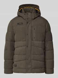 Camel Active Steppjacke mit Kapuze und Knopfleiste