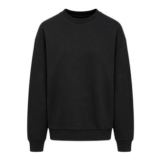 Woolrich Logo Interlock Crewneck - - Sweatshirts & Hoodies - Herren - Schwarzk - XL